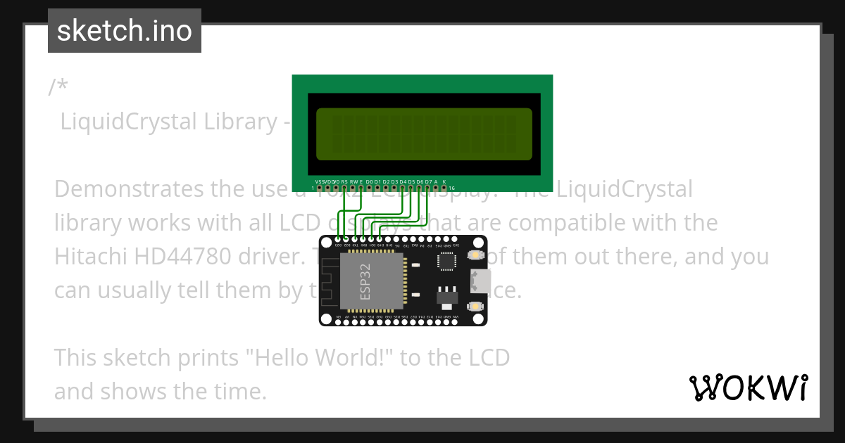 Lcd Wokwi Esp32 Stm32 Arduino Simulator 2785