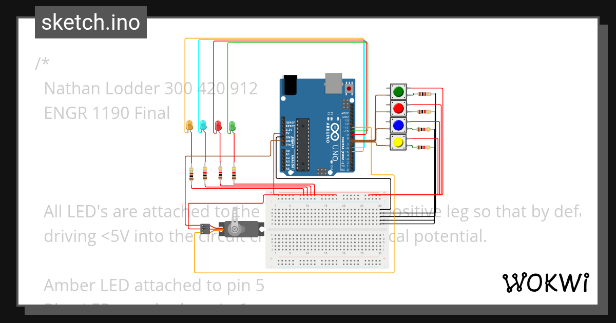 Final Prep Exercise 1: Blink Red - Wokwi ESP32, STM32, Arduino Simulator