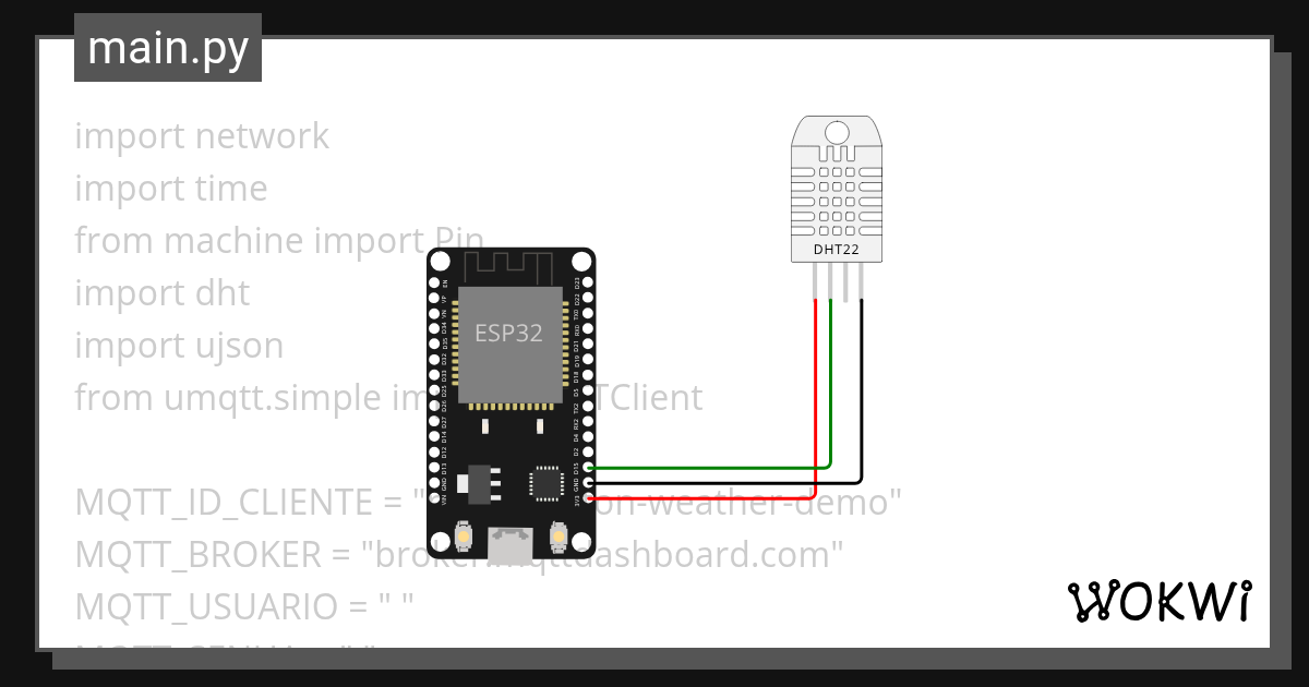 mqtt - Wokwi ESP32, STM32, Arduino Simulator