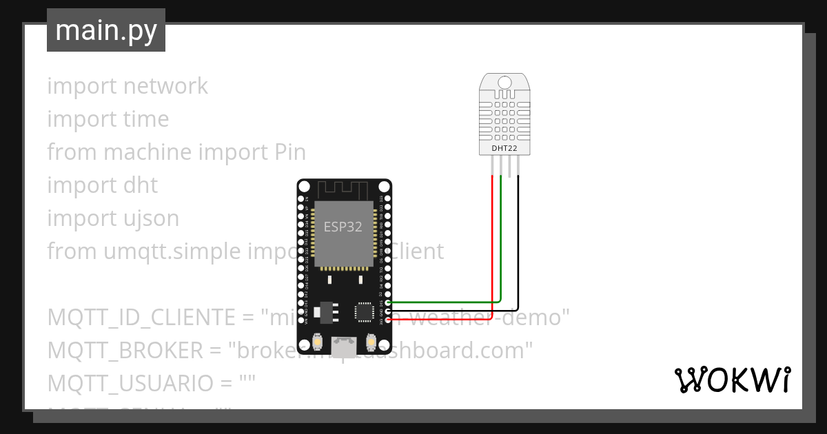 Medidor de Temperatura - Wokwi ESP32, STM32, Arduino Simulator
