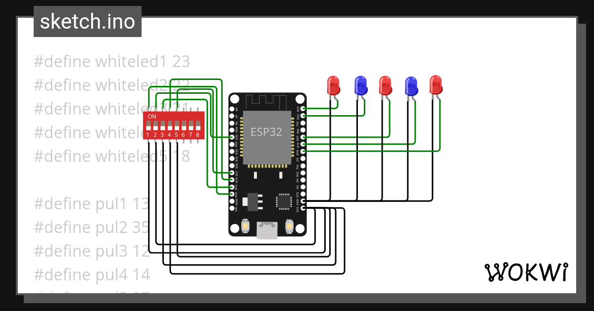 prueba - Wokwi ESP32, STM32, Arduino Simulator