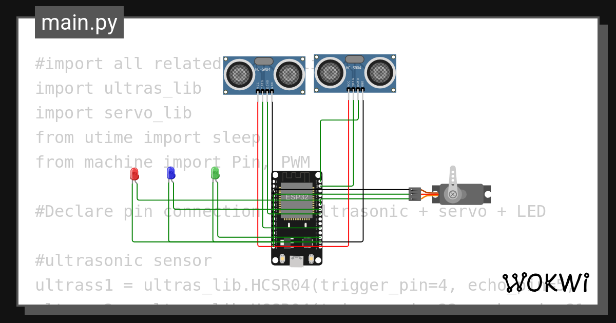 Smartdustbin Wokwi Esp32 Stm32 Arduino Simulator