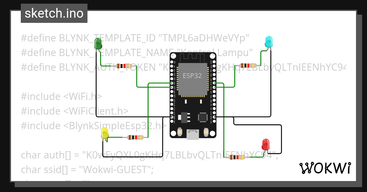 TUGAS 4 - Wokwi ESP32, STM32, Arduino Simulator