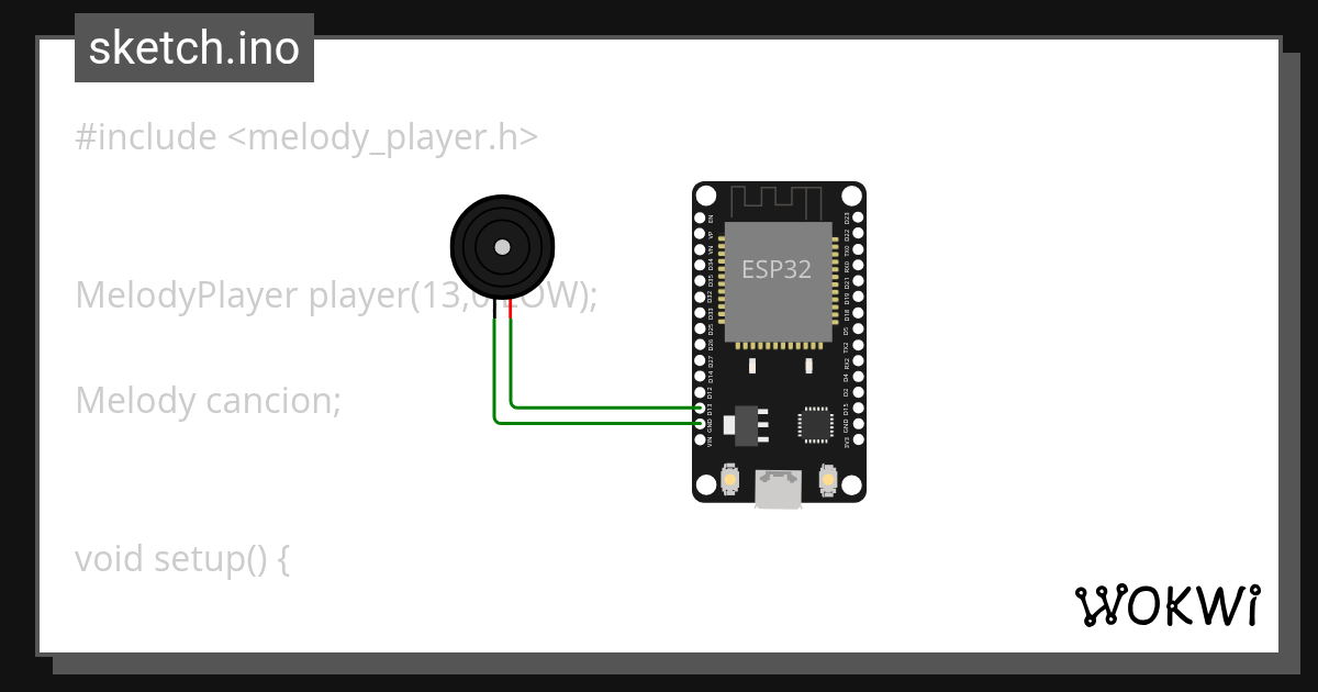 buzzer - Wokwi ESP32, STM32, Arduino Simulator