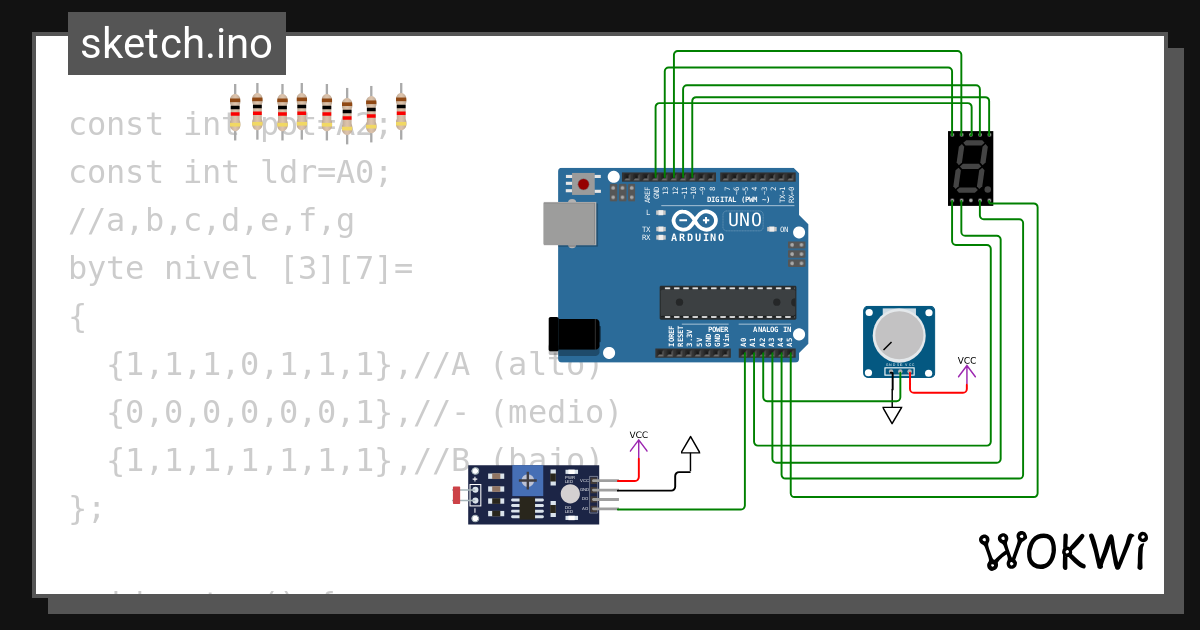 Proyecto Siete Wokwi Esp32 Stm32 Arduino Simulator