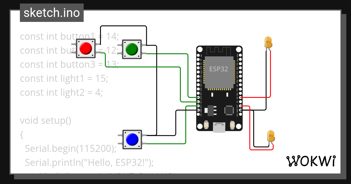 Tunnel Button - Wokwi ESP32, STM32, Arduino Simulator