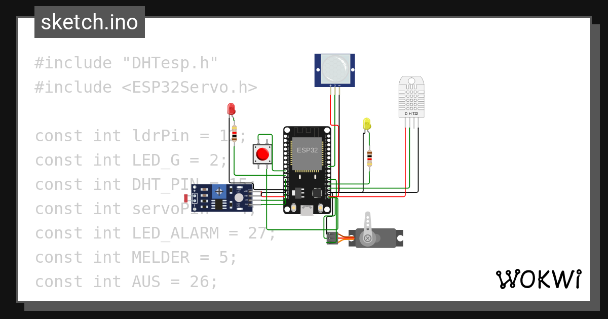 Smart Home Licht Sensor Copy Wokwi Esp32 Stm32 Arduino Simulator 9435