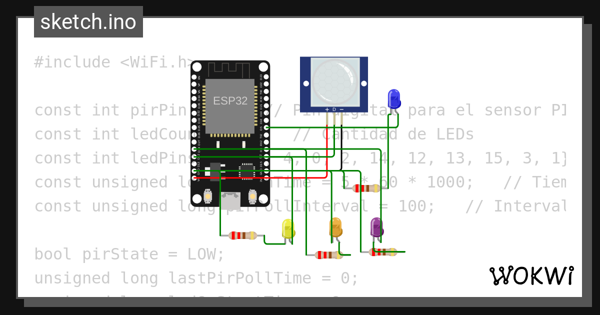 Probando Wokwi Esp32 Stm32 Arduino Simulator