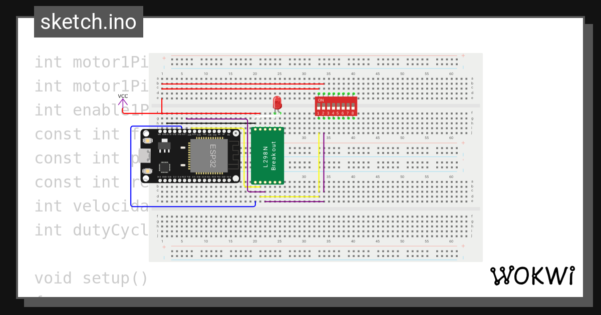 Practica 5 Etapa 2 Wokwi Esp32 Stm32 Arduino Simulator