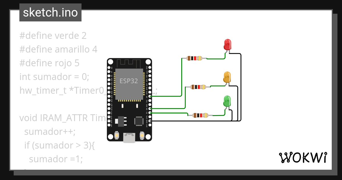 Timer P2 Wokwi Esp32 Stm32 Arduino Simulator 