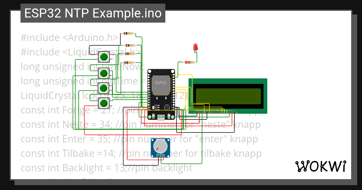 Wokwi - Online ESP32, STM32, Arduino Simulator
