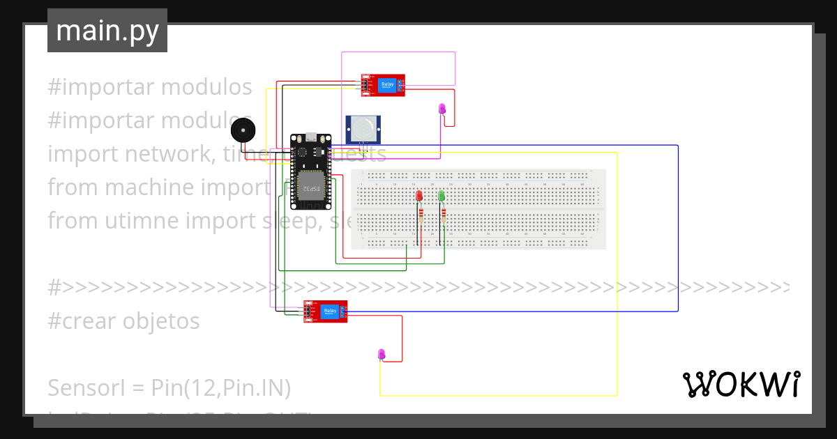 sensor de infrarrojo - Wokwi ESP32, STM32, Arduino Simulator