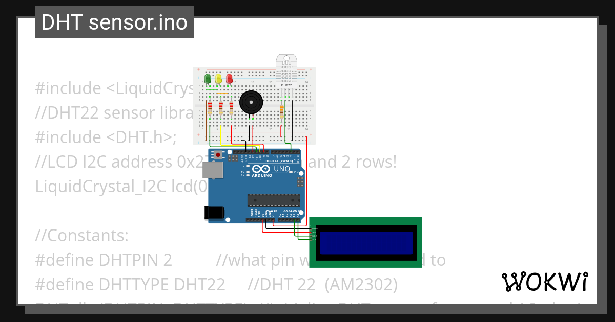 Temp. & hum. detection system.ino Copy - Wokwi ESP32, STM32, Arduino Simulator