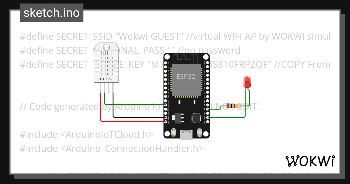 Lab02 - Wokwi ESP32, STM32, Arduino Simulator