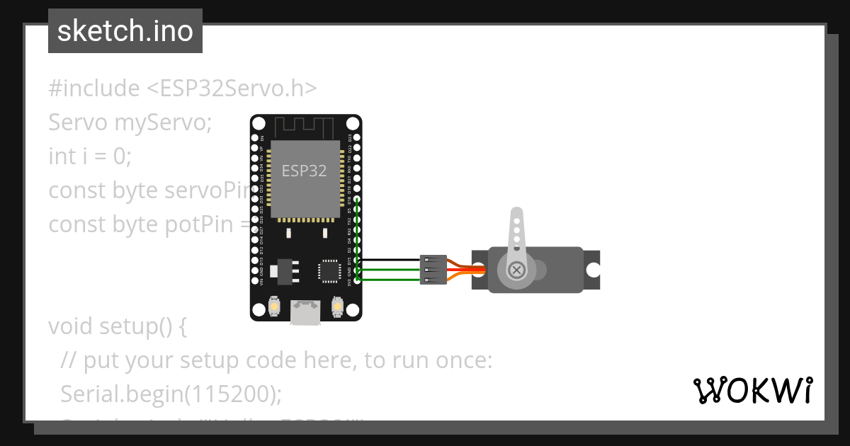 servo - Wokwi ESP32, STM32, Arduino Simulator