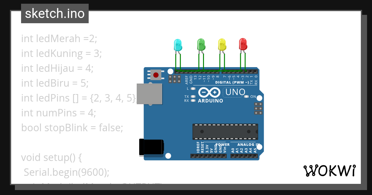 Tugas4_2111026 - Wokwi ESP32, STM32, Arduino Simulator