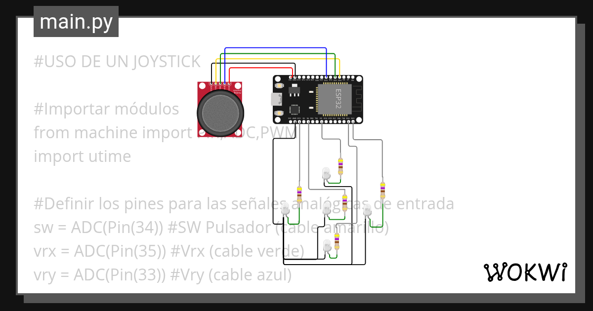 Joystick Wokwi Esp32 Stm32 Arduino Simulator 5396