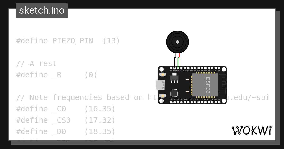 Tetris Sound Wokwi Esp32 Stm32 Arduino Simulator 4629