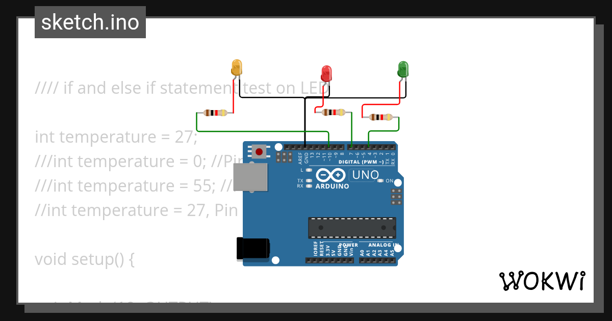 If And Else If Statement Wokwi Esp32 Stm32 Arduino Simulator 0309