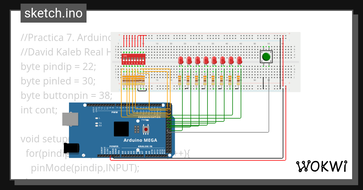 Practica 7 - Wokwi ESP32, STM32, Arduino Simulator