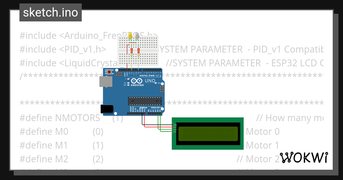 Multitask Uno - Wokwi ESP32, STM32, Arduino Simulator