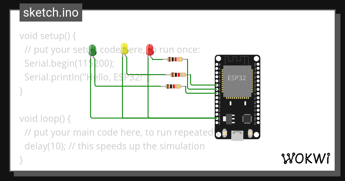Robo Wokwi Esp32 Stm32 Arduino Simulator 