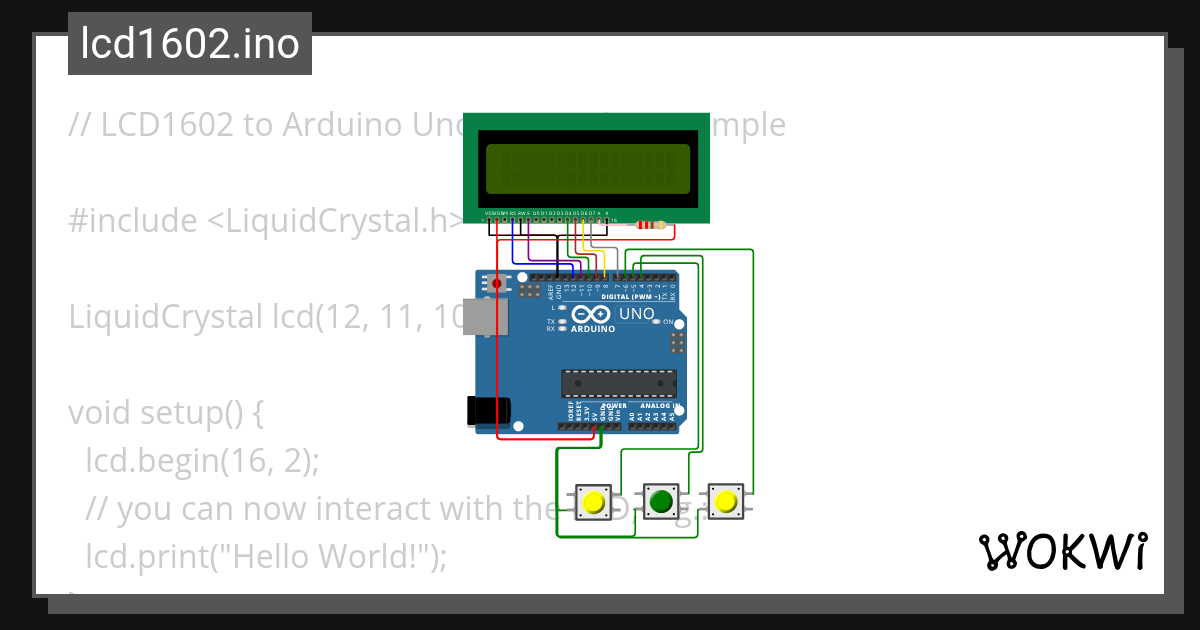 lcd for proj - Wokwi ESP32, STM32, Arduino Simulator