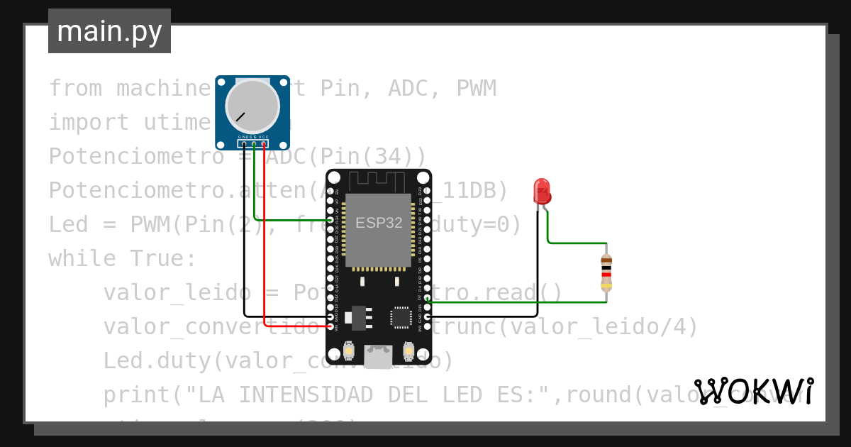 Intensidaddeunled Wokwi Esp32 Stm32 Arduino Simulator 9328