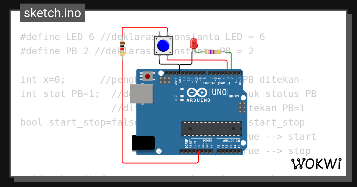 Lat 3 Startstop Nyalakan Led Ver3 Wokwi Esp32 Stm32 Arduino 0155