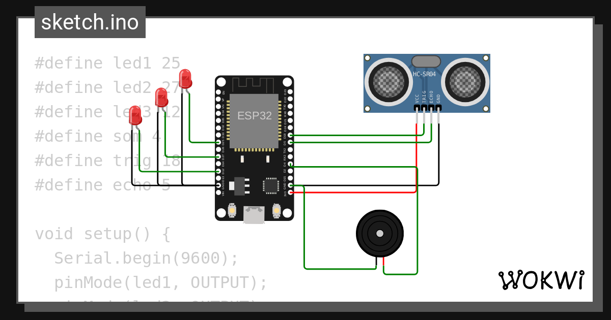 Parte 1 Questão 03 Wokwi Esp32 Stm32 Arduino Simulator
