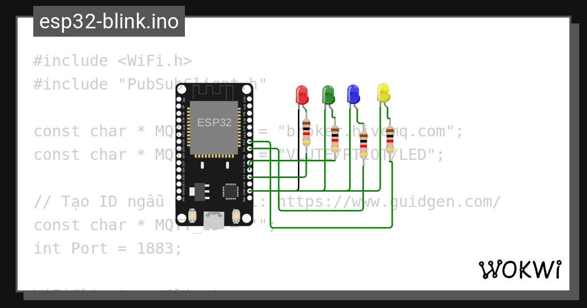 Tuần 2 2 Wokwi Esp32 Stm32 Arduino Simulator 2745