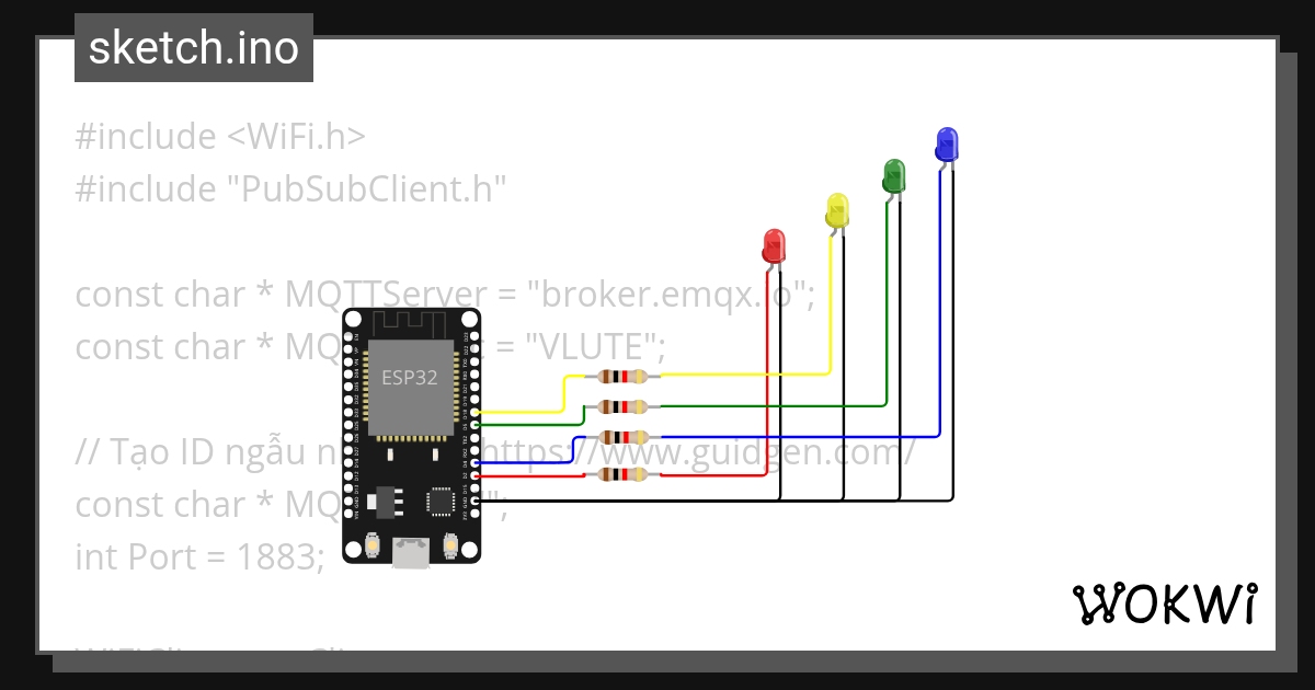Bai1 - Wokwi ESP32, STM32, Arduino Simulator