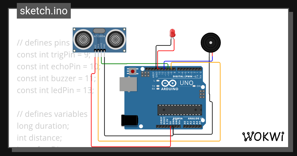Blind Stick Wokwi Esp32 Stm32 Arduino Simulator 6327