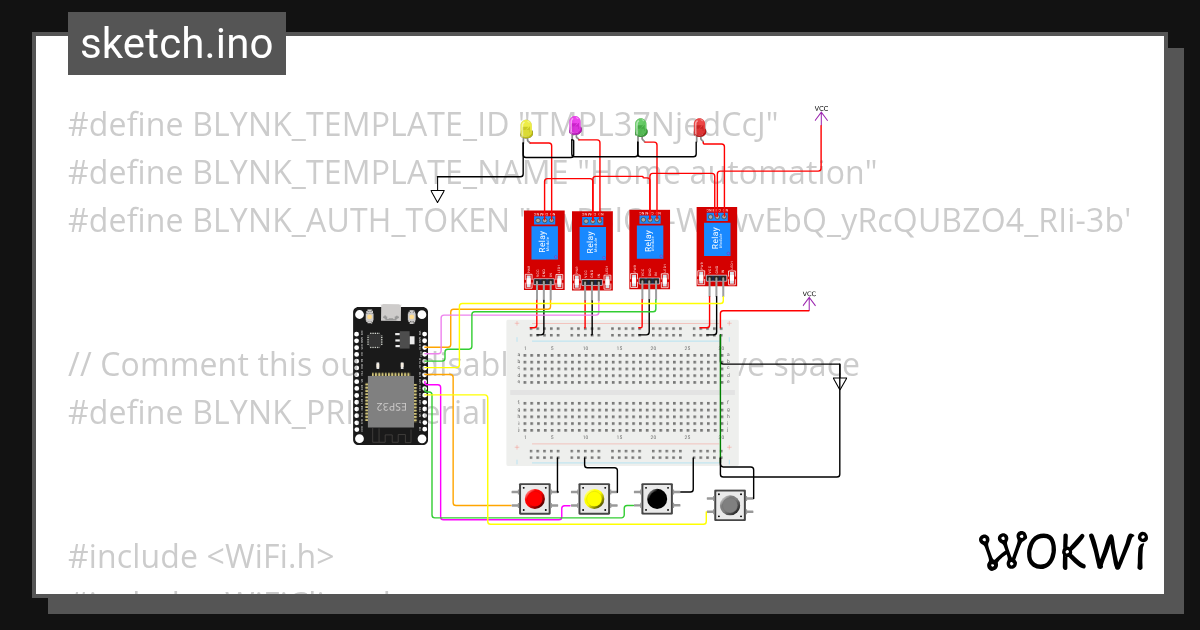Home Automation Wokwi Esp32 Stm32 Arduino Simulator 6439