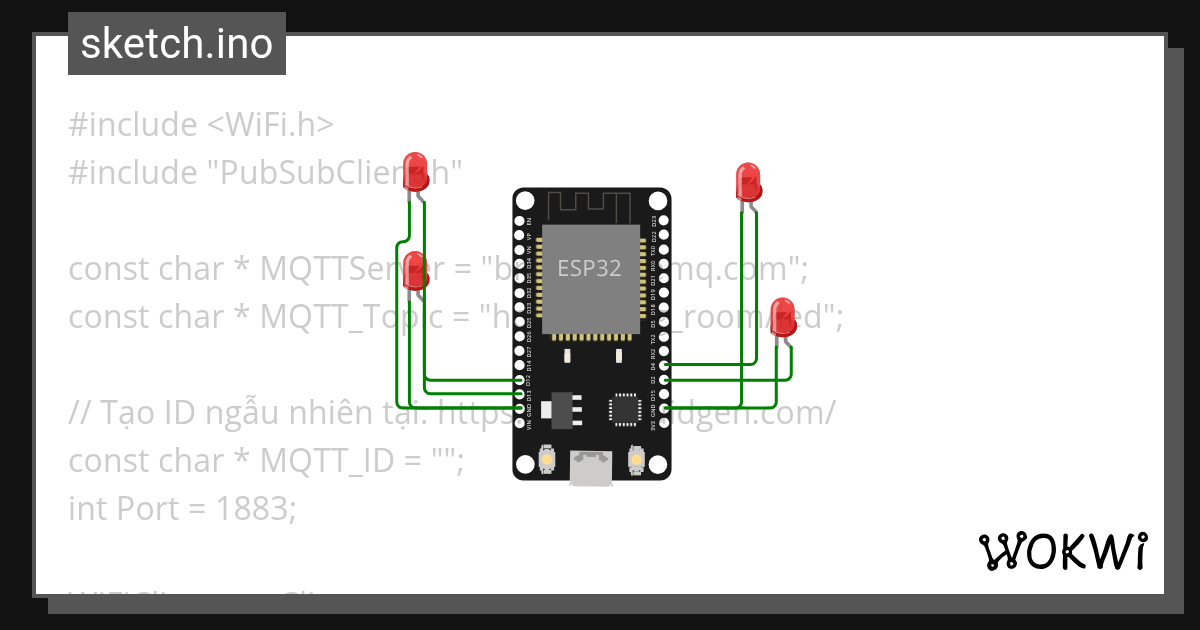 Home_Iot - Wokwi ESP32, STM32, Arduino Simulator