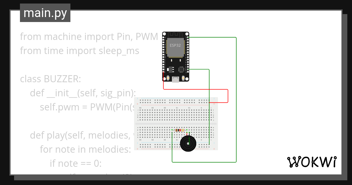 buzzer_mario - Wokwi ESP32, STM32, Arduino Simulator