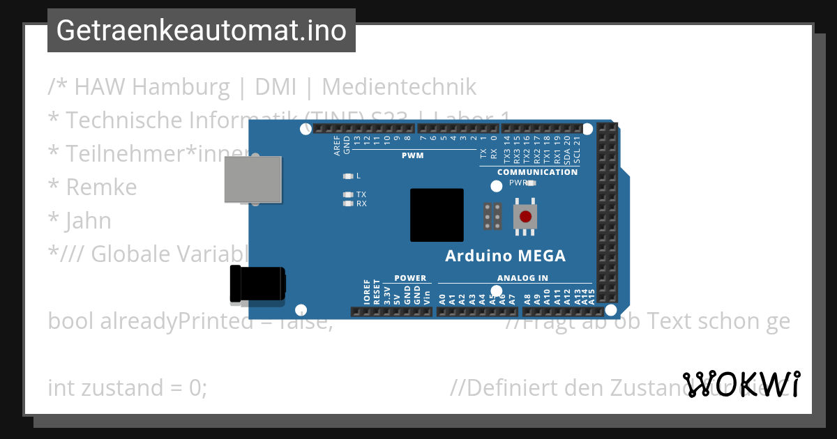 Labor 23/1 Lasse, Tarik - Wokwi ESP32, STM32, Arduino Simulator