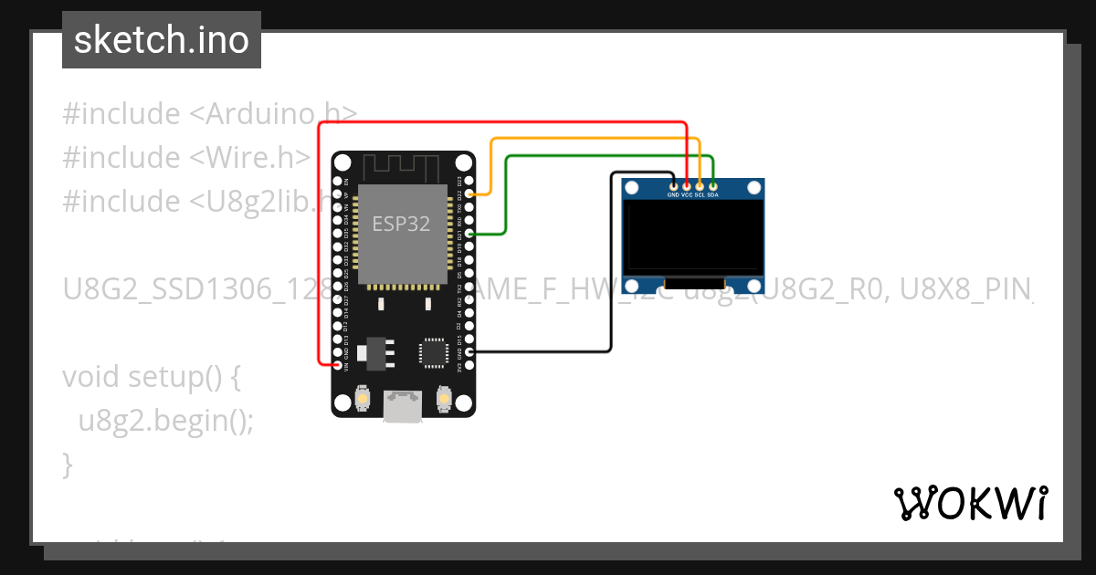 Prueba Esp32 oled - Wokwi ESP32, STM32, Arduino Simulator Prueba Esp32 oled - Wokwi ESP32, STM32, Arduino Simulator