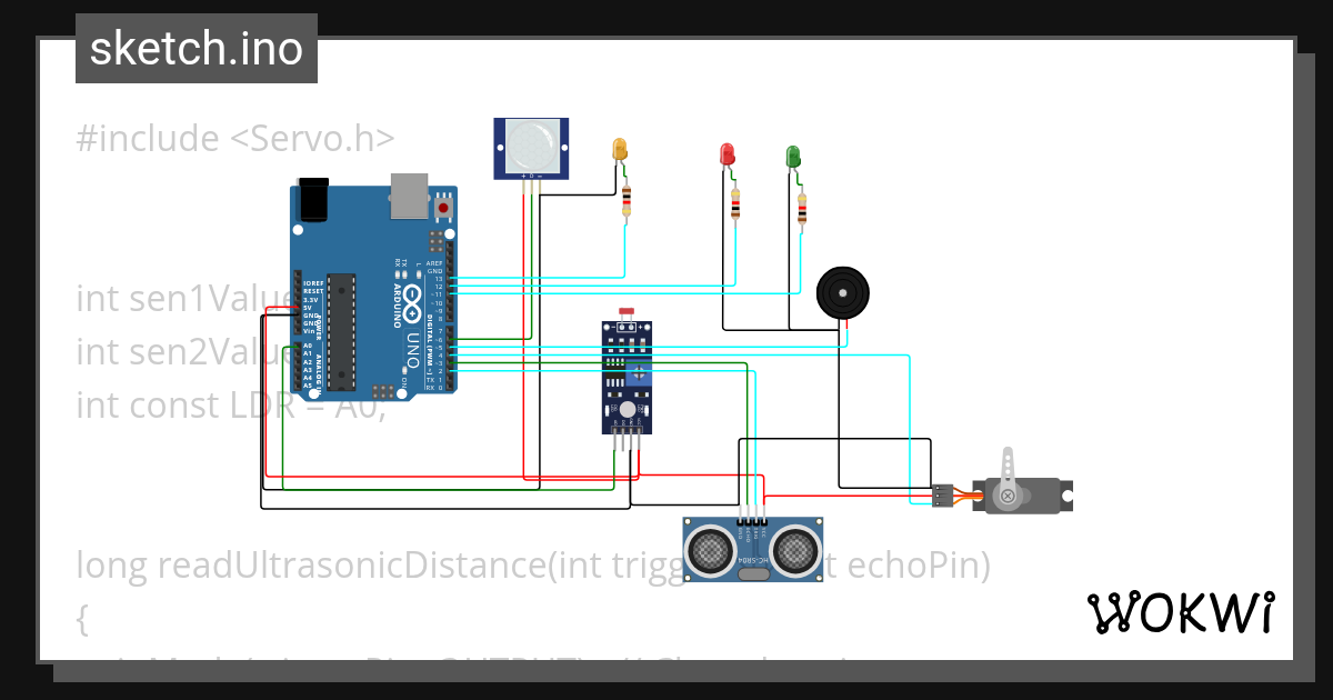 Smart home appliances - Wokwi ESP32, STM32, Arduino Simulator