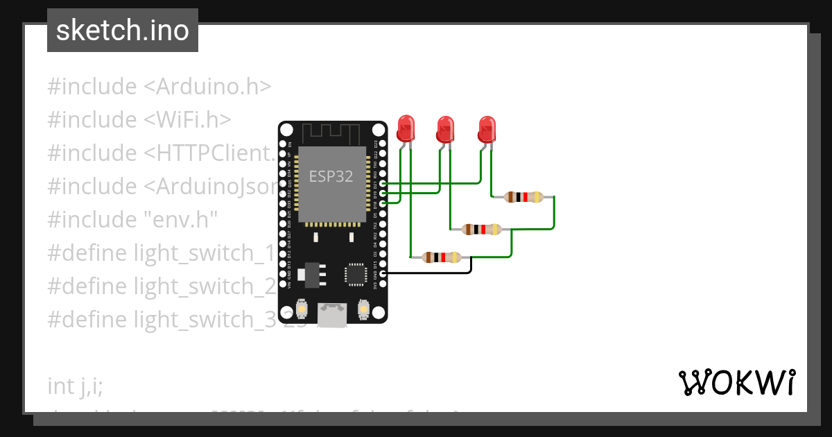 lab4 - Wokwi ESP32, STM32, Arduino Simulator