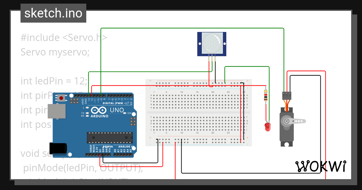 Pir And Arduino Wokwi Esp32 Stm32 Arduino Simulator 9852