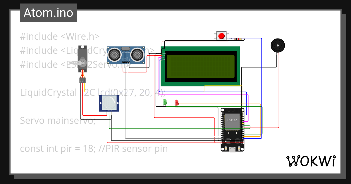 Atom du - Wokwi ESP32, STM32, Arduino Simulator