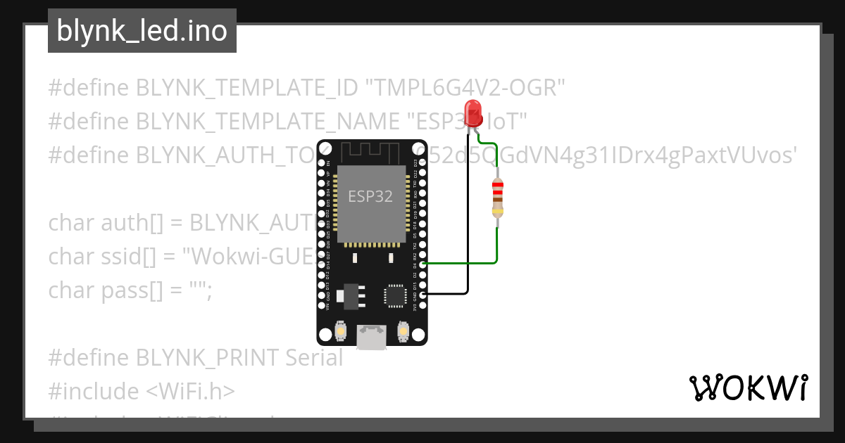 blynk_led.ino - Wokwi ESP32, STM32, Arduino Simulator