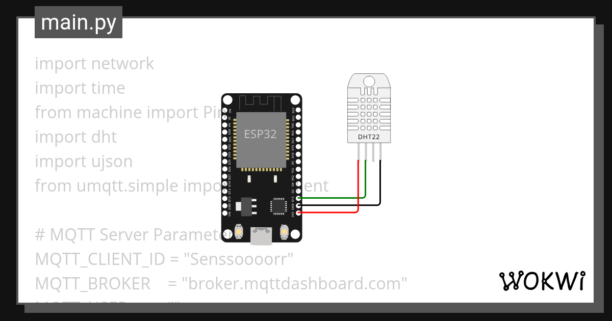 Sensor - Wokwi ESP32, STM32, Arduino Simulator