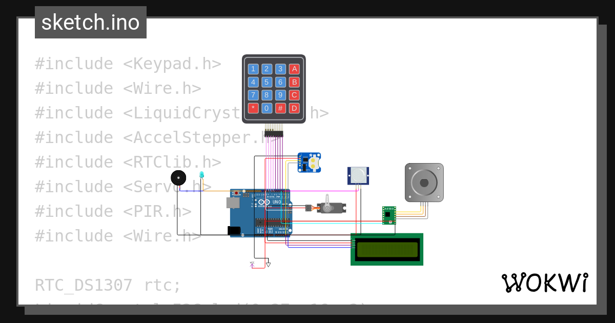 Pill Disp Copy Wokwi Esp32 Stm32 Arduino Simulator 
