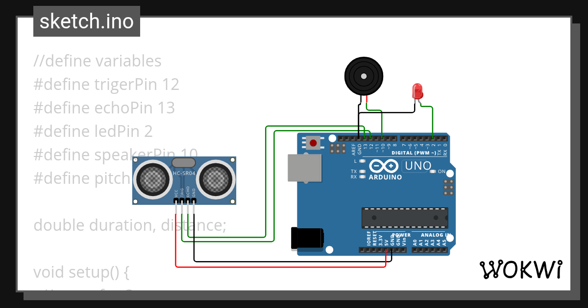 theft alarm - Wokwi ESP32, STM32, Arduino Simulator