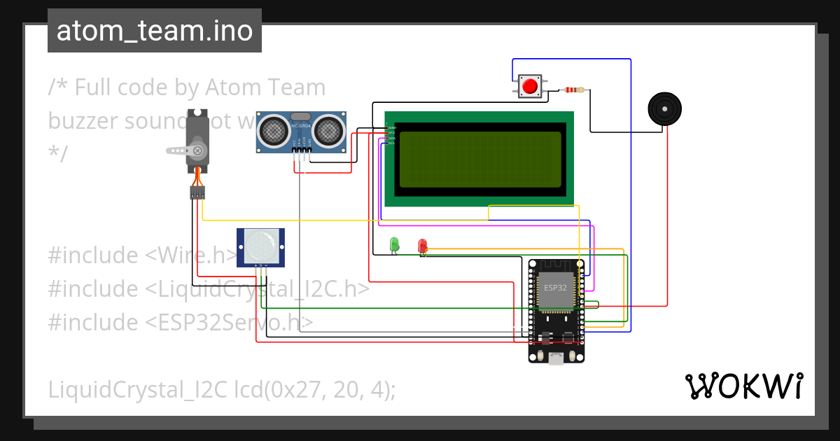 Atom - Wokwi Arduino and ESP32 Simulator