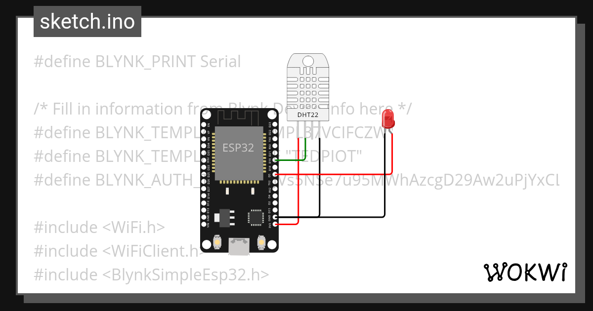IOT + DHT Sensor Copy - Wokwi ESP32, STM32, Arduino Simulator