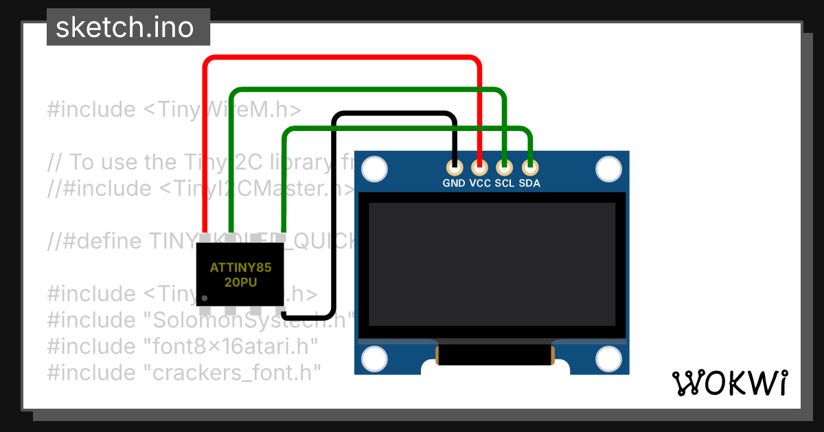 tiny85HZsens - Wokwi ESP32, STM32, Arduino Simulator