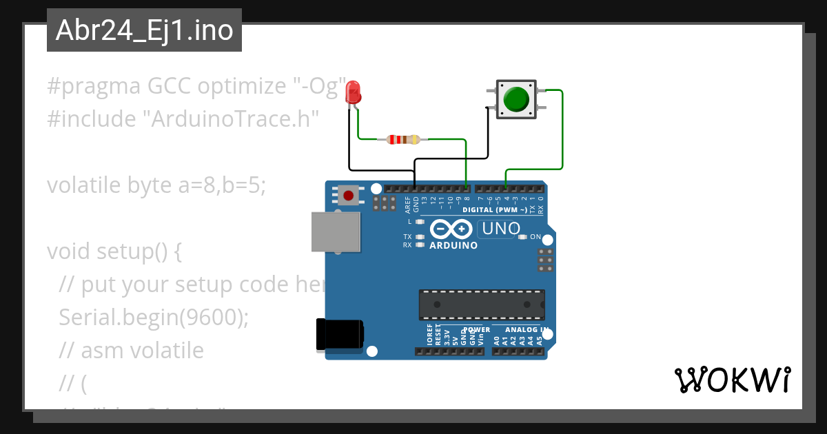suma de una constante con otra suma - Wokwi ESP32, STM32, Arduino Simulator